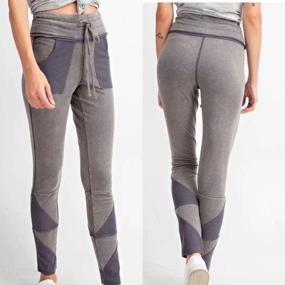 rae mode | Pants & Jumpsuits | Rae Mode Two Tone Gray Leggings | Poshmark